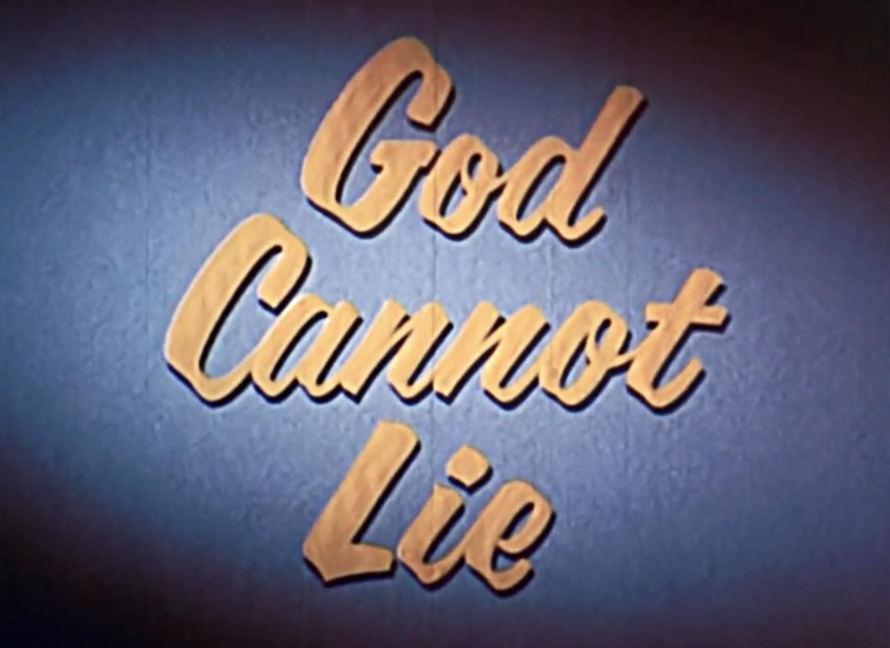 OUR GOD CANNOT LIE… – Devotions Online
